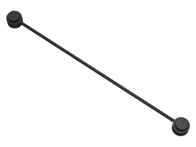 Genuine LEGO™ Black String with End Studs 11L 127 4109714 4295417 ...